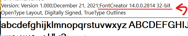 [Solved] FontCreator name in exported font - FontCreator - Support - High-Logic Forum