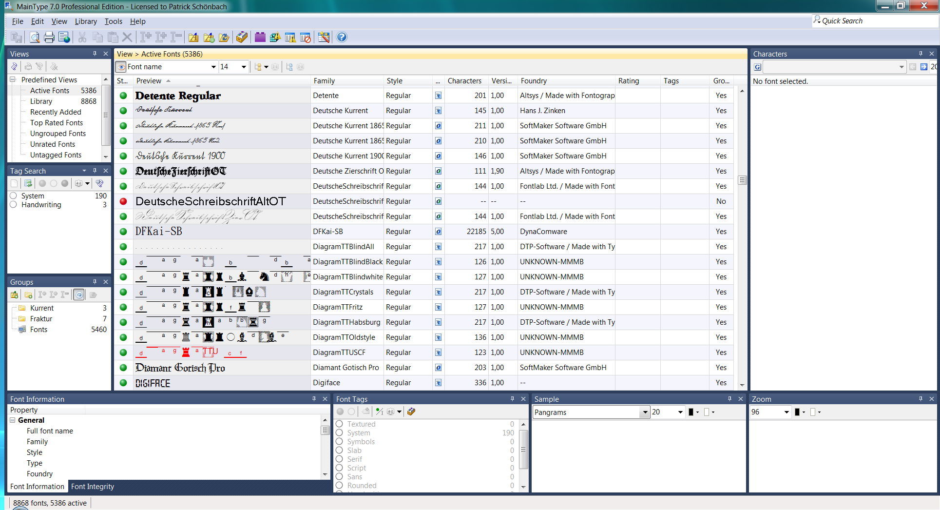Fix fonts with RED status - MainType - Support - High-Logic Forum